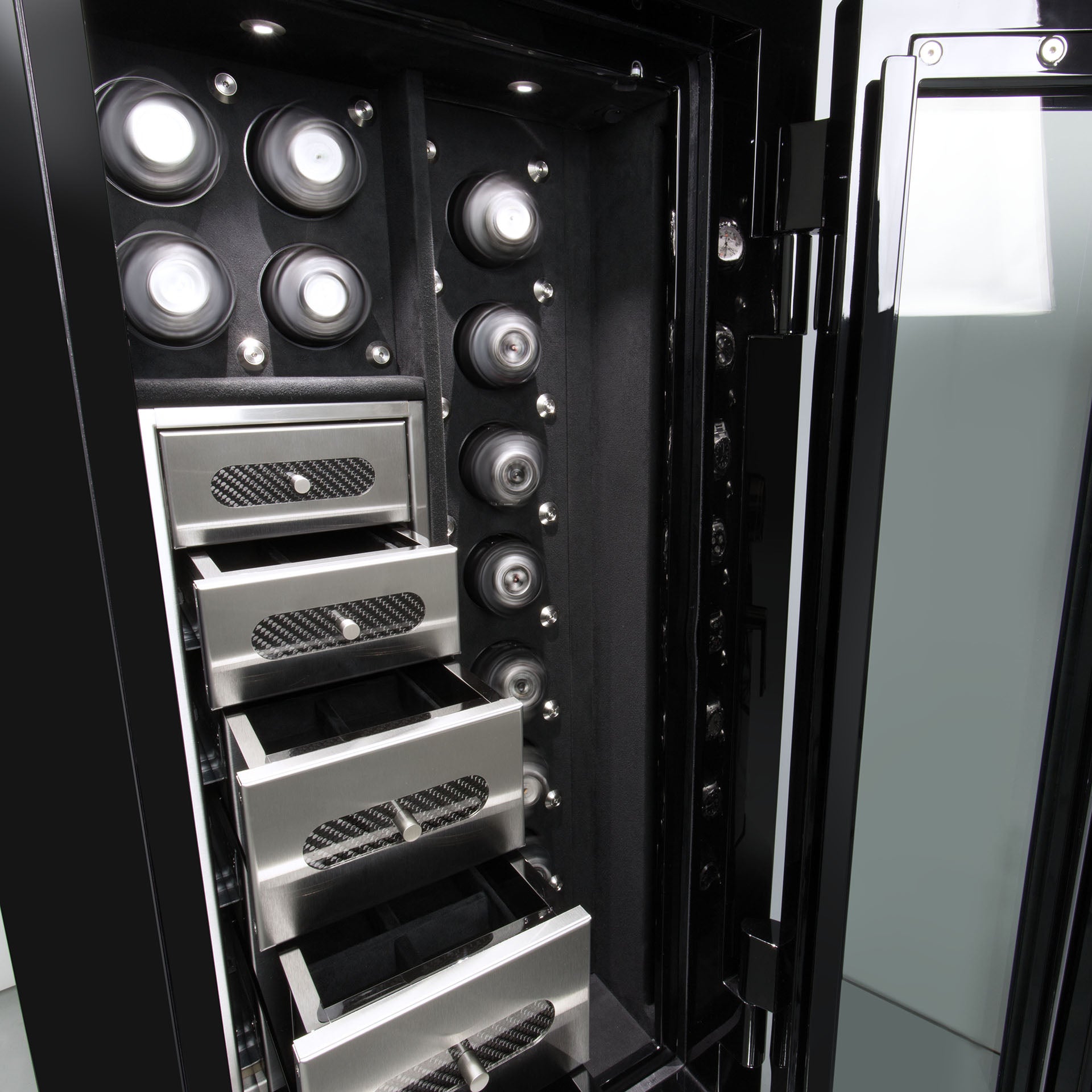 Watch Window Safe - Man Safe 4018 with fire protection - Brown Safe