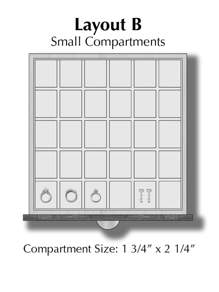 Drawer Inserts - Brown Safe