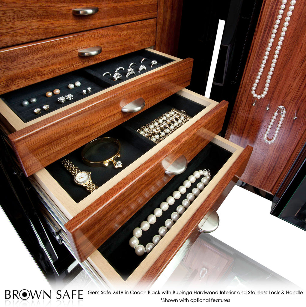 Jewelry Safe - Brown Safe