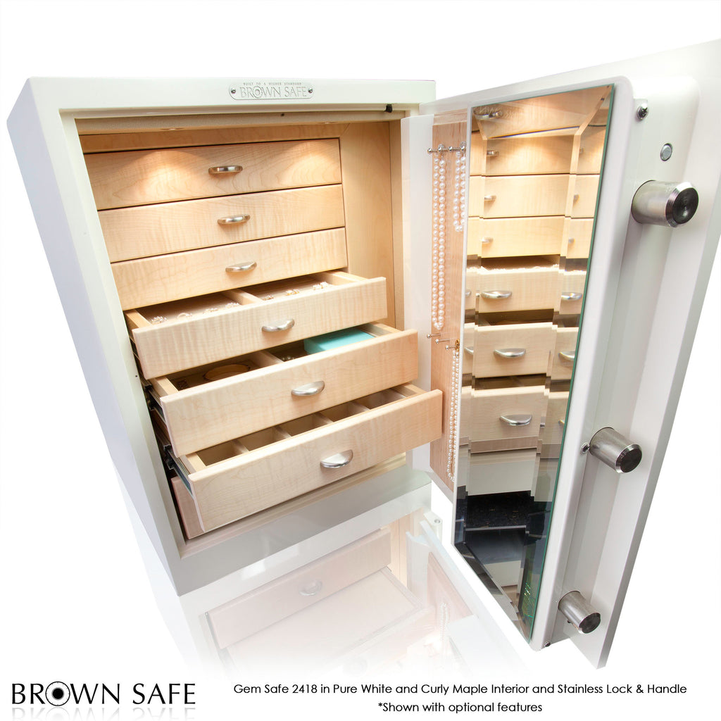 Jewelry Safe - Brown Safe