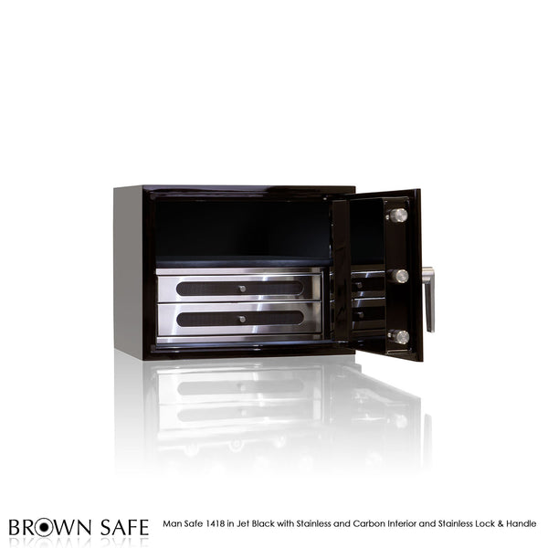 Watch Safe - Man Safe 1418 - Brown Safe
